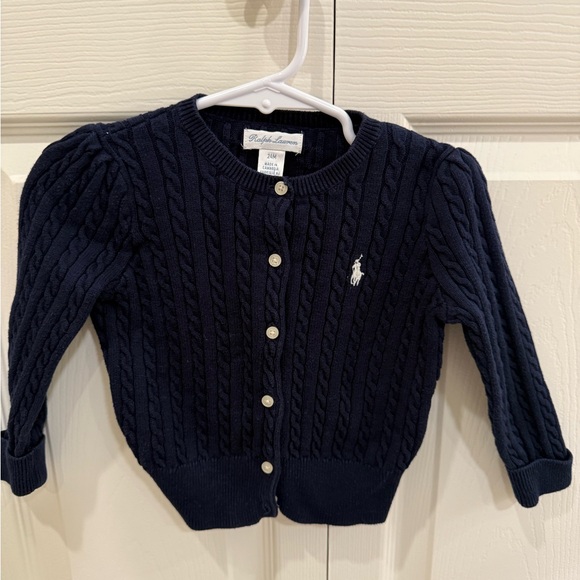 Ralph Lauren | Shirts & Tops | Ralph Lauren Kids Navy Cable Knit ...